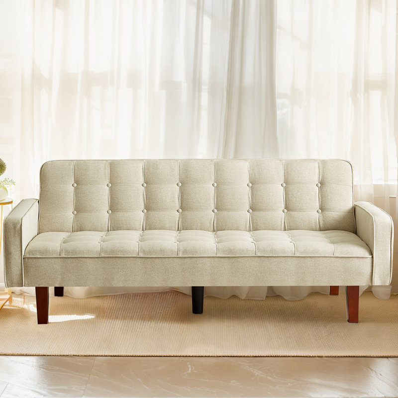 Dhp oscar memory foam futon in full size sofa bed and couch store